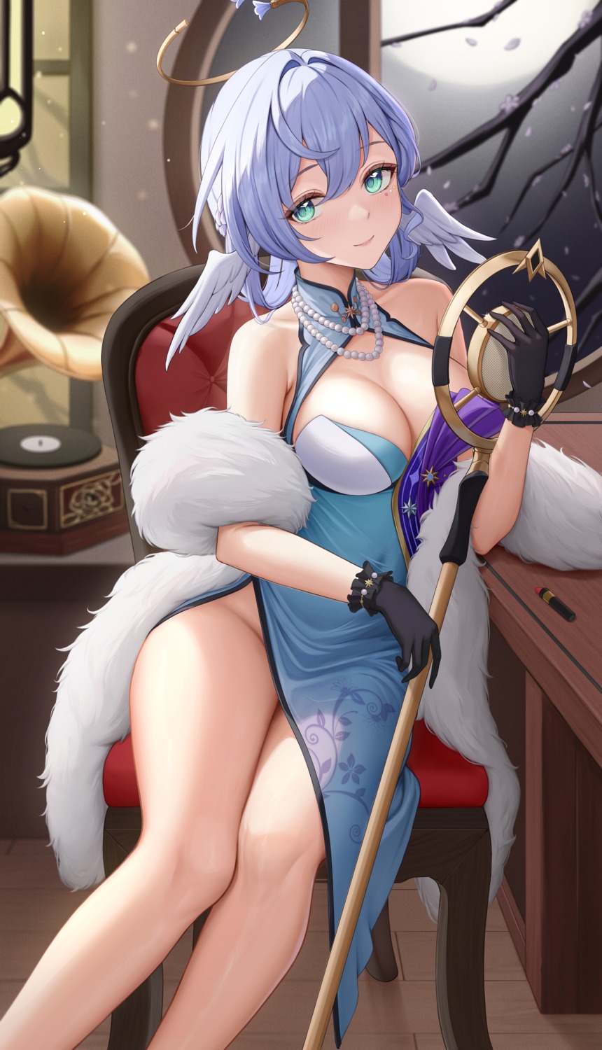 mu xue honkai: star rail robin chinadress halo nopan weapon wings | #1212721 | yande.re